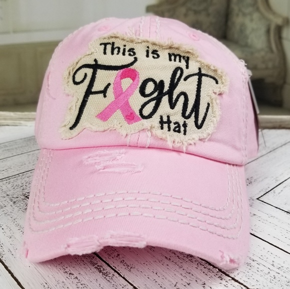 Accessories | Breast Cancer Awareness This Is My Fight Hat Cap | Poshmark